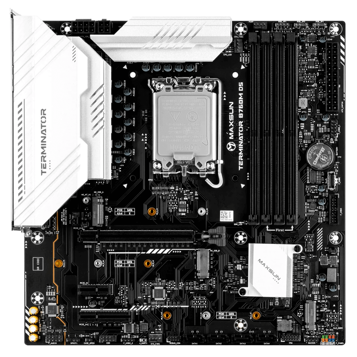 Placa Mãe MAXSUN Terminator B760M D5, Chipset B760, Intel LGA 1700, m-ATX, DDR5 - Open Box