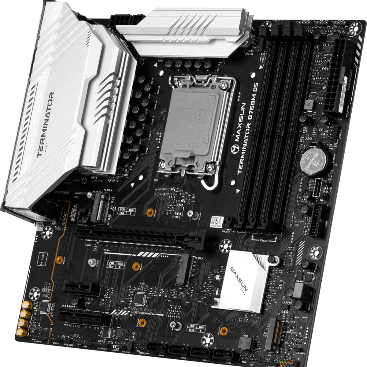 Placa Mãe MAXSUN Terminator B760M D5, Chipset B760, Intel LGA 1700, m-ATX, DDR5
