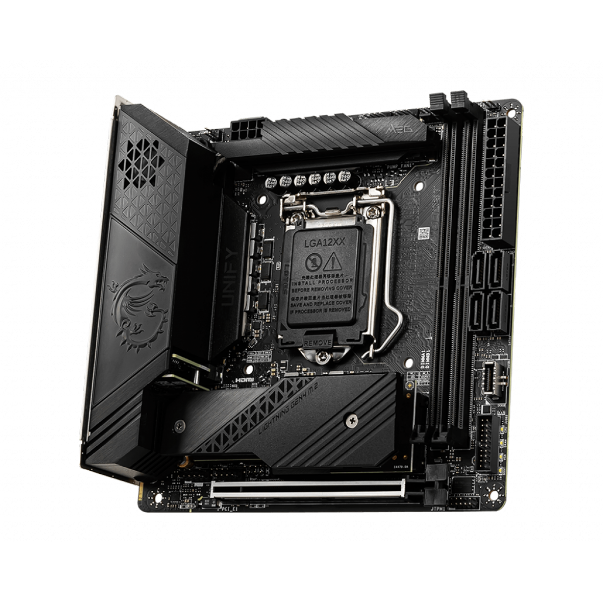 Placa Mãe MSI MEG Z590I UNIFY, Intel Z590 Chipset, Socket 1200, Mini ...