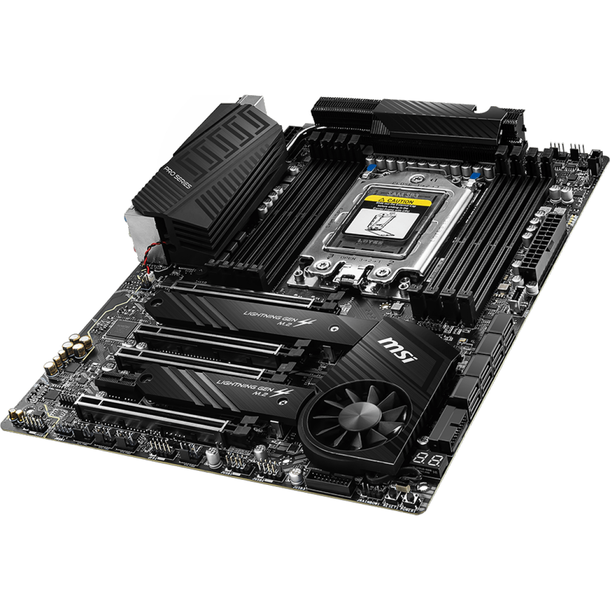 Placa Mãe MSI TRX40 Pro 10G, Chipset TRX40, AMD sTRX4, ATX, DDR4