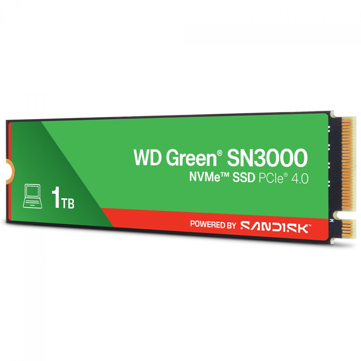 SSD WD Green SN3000, 1TB, M.2 NVMe, Leitura 5000MB/s e Gravação 4200MB ...