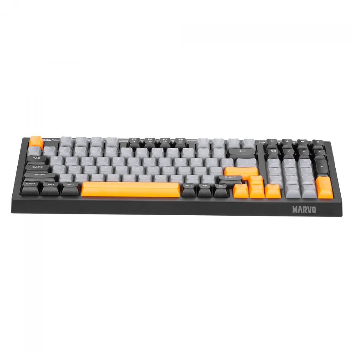 Teclado Gamer Marvo K638B, RGB, Switch Membrana, USB