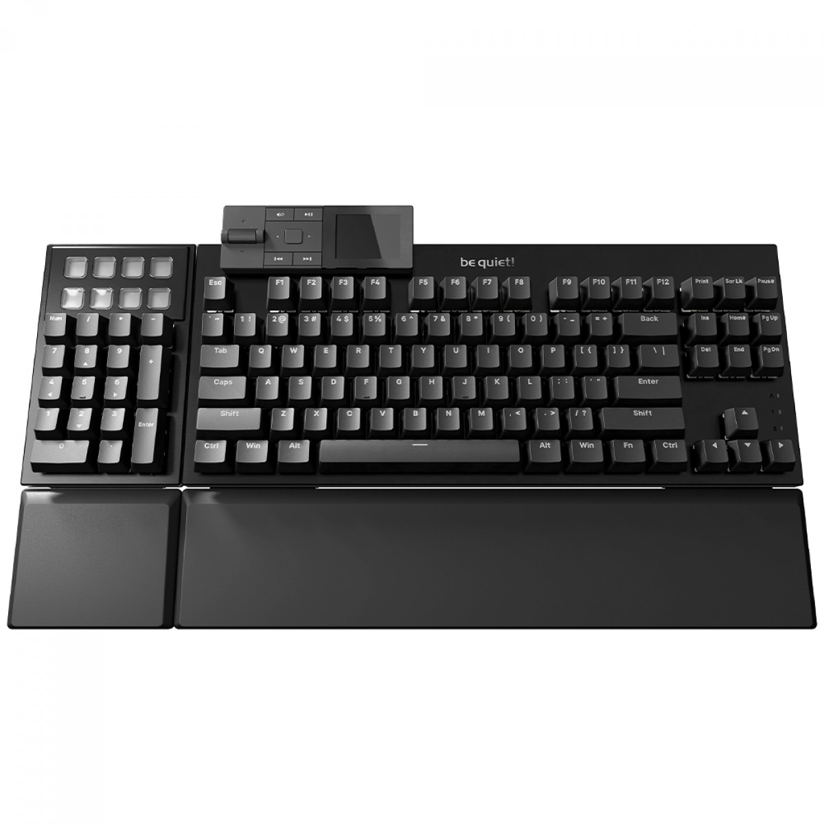 Teclado Mecânico Gamer Be Quiet Dark Mount, RGB, Numpad e Dock de Mídia ...