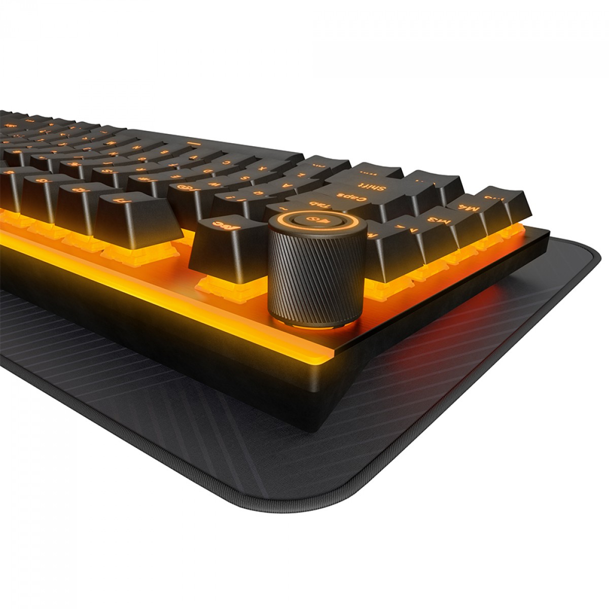 Teclado Mecânico Gamer Be Quiet Light Mount, RGB, Switch Silent Tactile ...