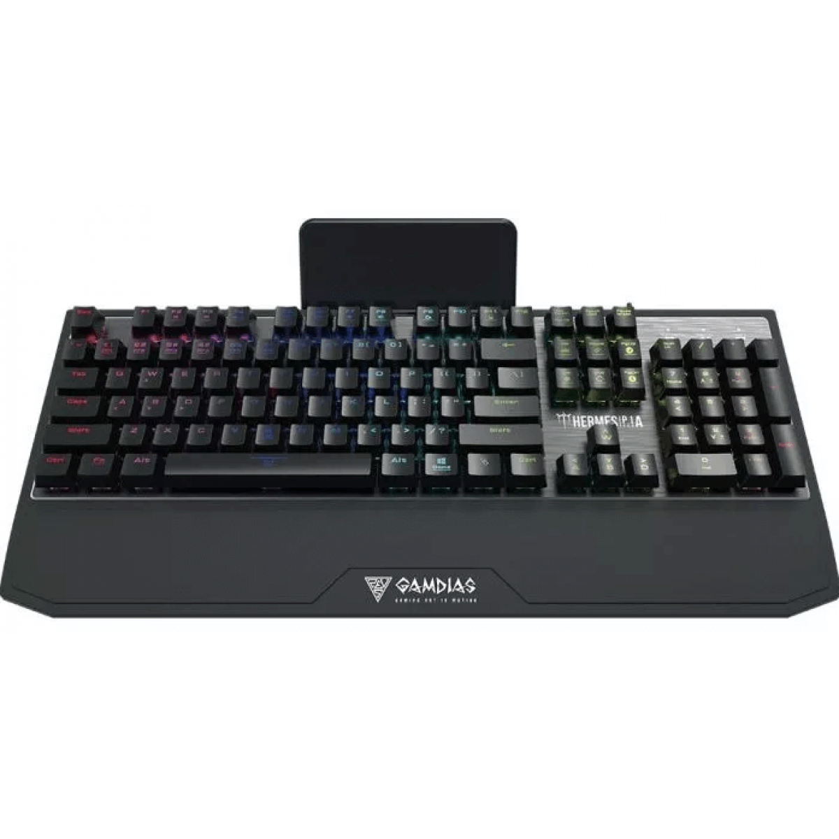 Teclado Mecânico Gamer Gamdias Hermes P1A RGB, Switch Blue, Black, ABNT ...