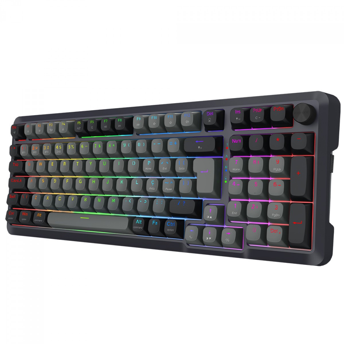 Teclado Mecânico Gamer Redragon Bragi Pro, RGB, Wireless/Bluetooth ...