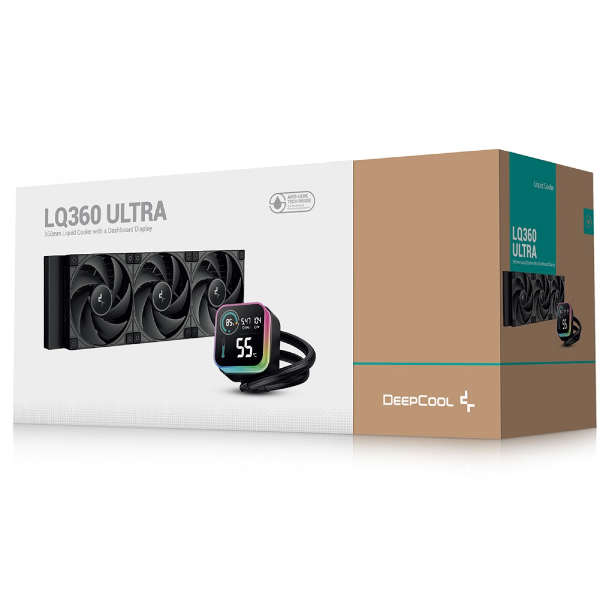 Water Cooler DeepCool LQ360 Ultra 360mm LCD ARGB | Terabyte