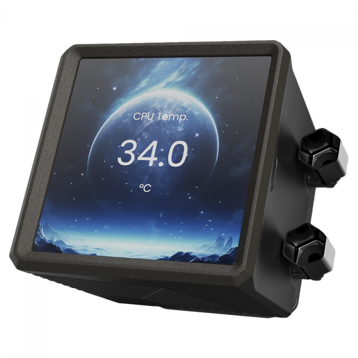 Water Cooler Gamdias Aura GL 360 LCD, ARGB, 360mm, Display Digital ...