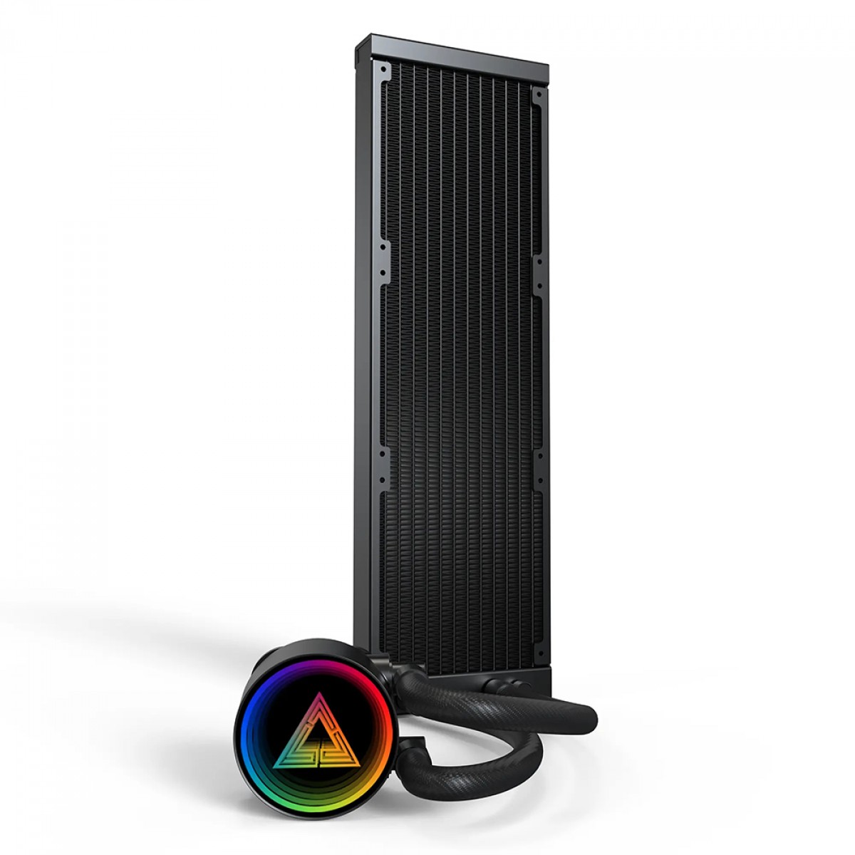 Water Cooler Montech LightFlow ARGB, 360mm, Intel-AMD, Preto