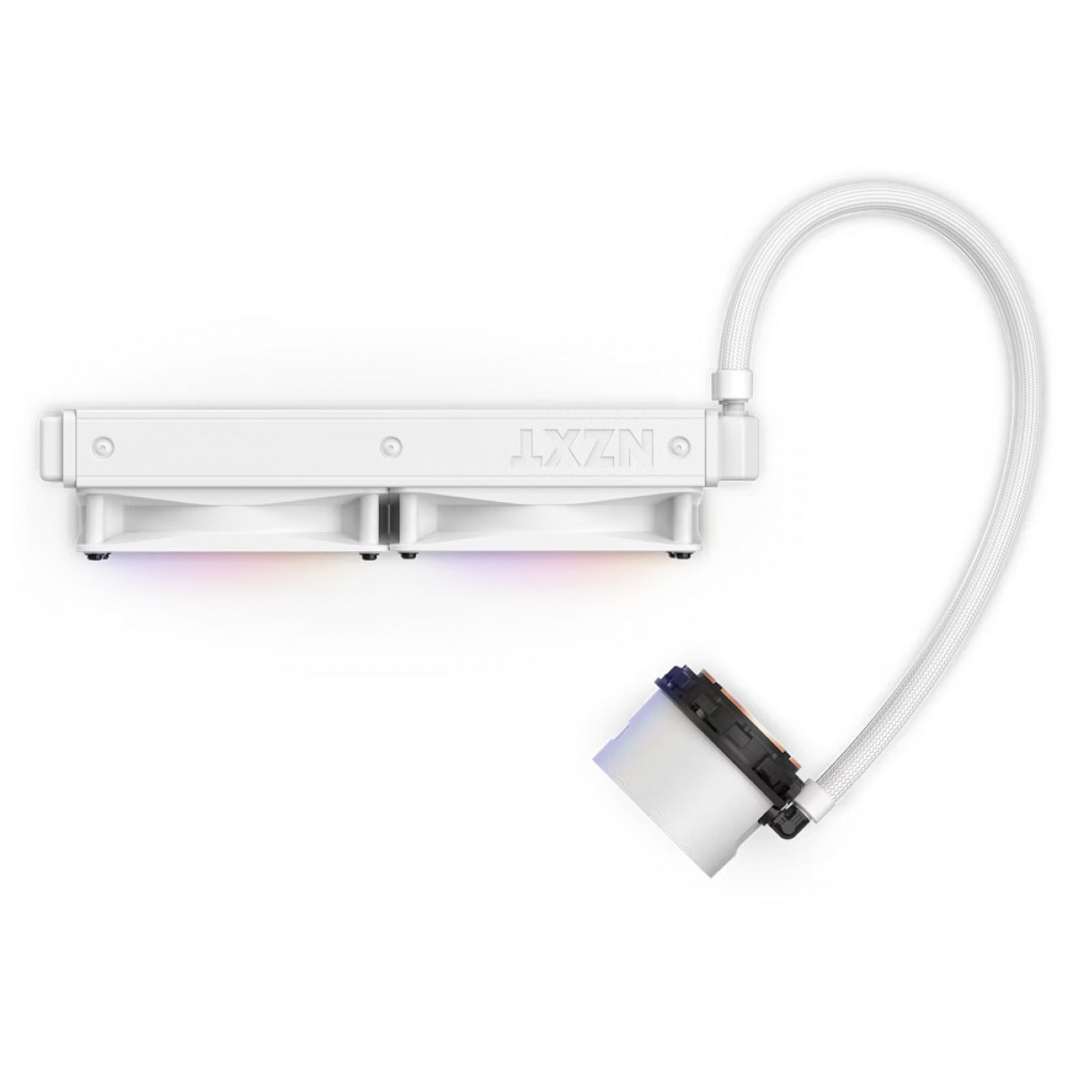 Water Cooler NZXT Kraken 240 RGB White LCD 240mm | Terabyte