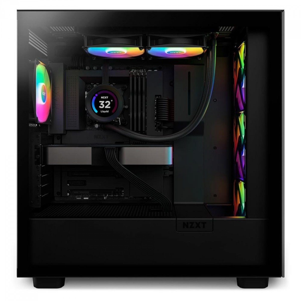 Water Cooler NZXT Kraken Elite 240 RGB, 240mm, AIO LCD Display, Black ...