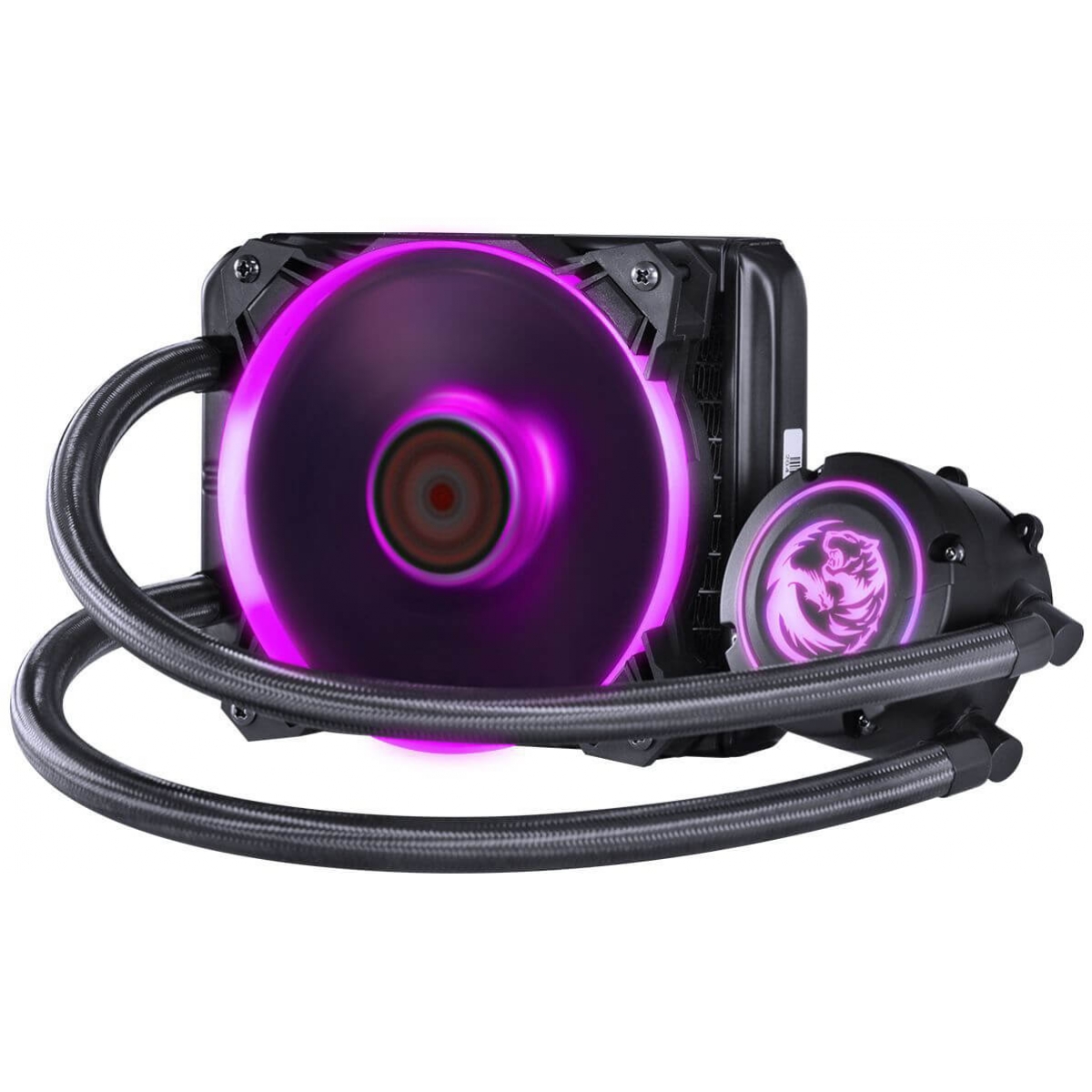 Water Cooler PCyes Nix, RGB 120mm, Intel-AMD, PWC120H40PTRGB