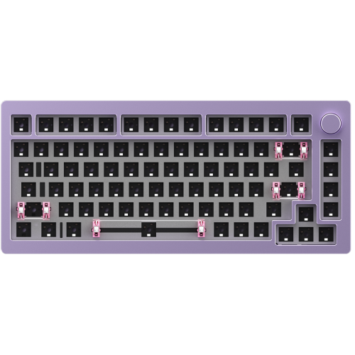 Base de Teclado Monsgeek M1, Aluminio, Hot-Swappable, RGB, Purple