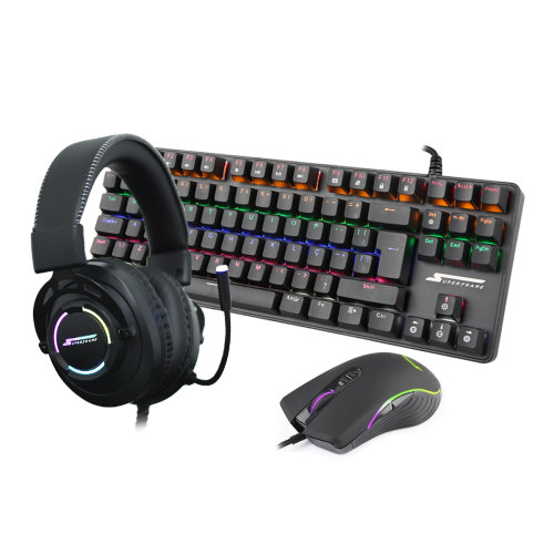 Combo Gamer SuperFrame, Teclado Mecânico Champion + Mouse Gamer Mito ...