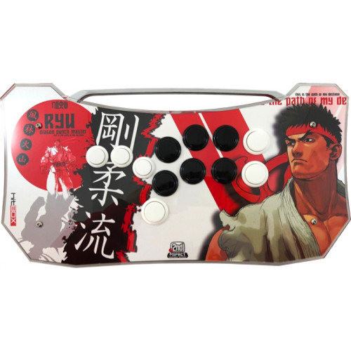 Controle Arcade para PC, PS3 e PS4 2ND Impact Hitbox RYU Full Acrílico