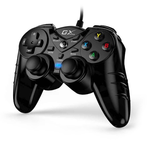 Controle Genius GX-17UV, USB, PC-PS3, Preto