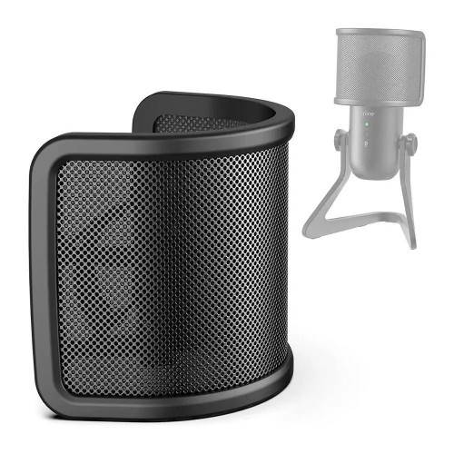Filtro Pop Fifine U1 para Microfone Estúdio Preto | Terabyte