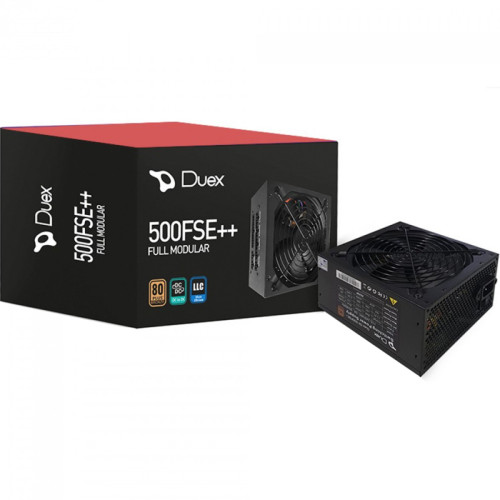 Fonte Duex 500FSE++, 500W, 80 Plus Bronze, PFC Ativo, Full Modular ...