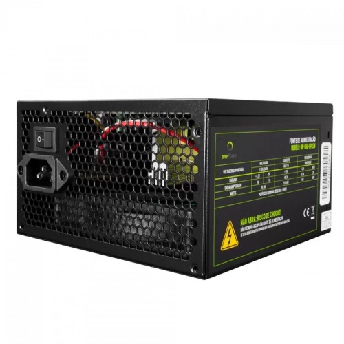 Fonte One Power, 600W, PFC Ativo, Black, MP-600-OPASW
