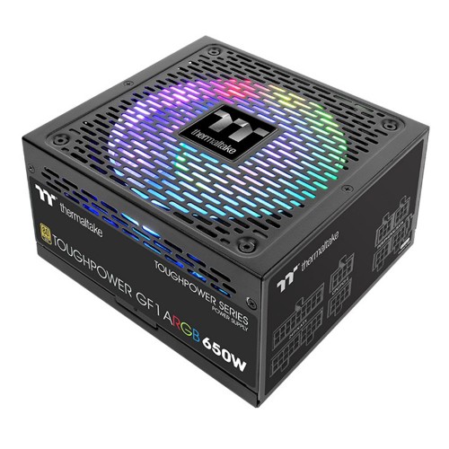 Fonte Thermaltake Toughpower GF1 ARGB, 650W, 80 Plus Gold, PFC Ativo ...