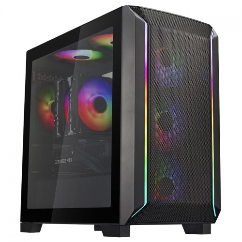 Gabinete Gamer Silverstone Fara 312Z, ARGB, Mid Tower, Vidro Temperado ...