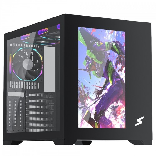 Gabinete SuperFrame Box Magic LCD 13.3" 6 Fans | Terabyte