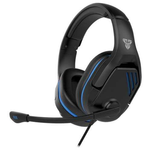 Headset Gamer Fantech Valor, 3.5mm, Múltiplas Plataformas, Black/Blue, MH86