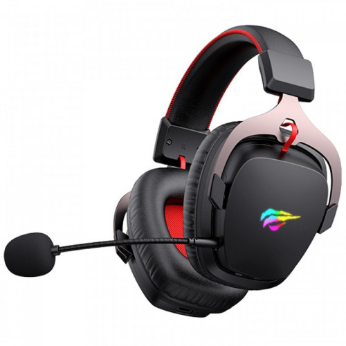 Headset Gamer Havit H2015G, RGB, Wireless, Black