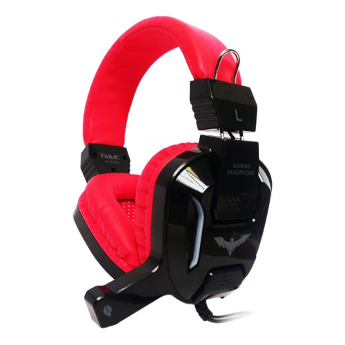 Headset Gamer Havit Magic Eagle 3.5mm HV-H2168D USB Preto/Vermelho