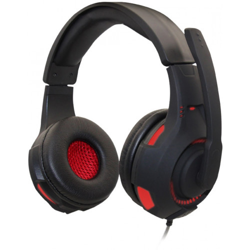 Headset Gamer Havit Magic Eagle Ultra Light 3.5mm USB Preto/Vermelho