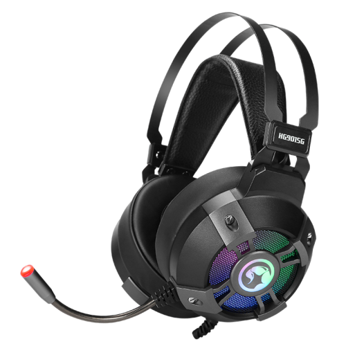 Headset Gamer Marvo HG9015G 7.1 LED RGB Rainbow - Terabyte