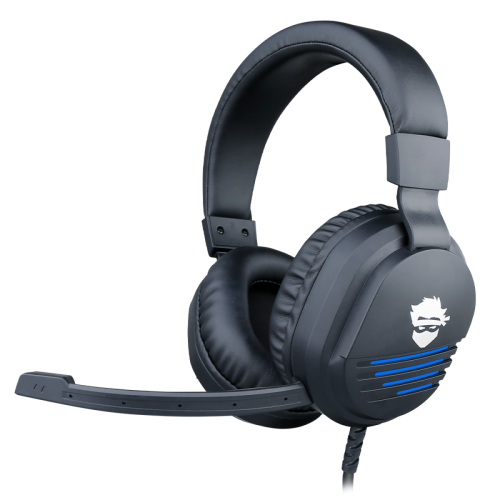 Headset Gamer Ninja Naga, 3.5mm + USB, PC, Rainbow, Drivers 40mm, Black ...