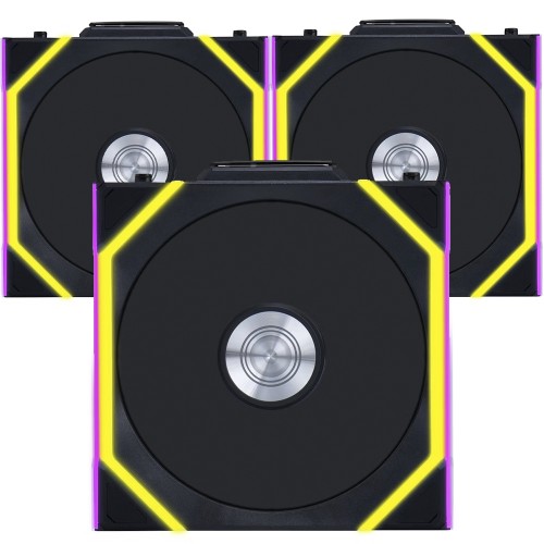 Kit Fan Com 3 Unidades Lian Li Uni Fan SL Wireless, ARGB, 120mm, Black