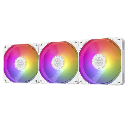 Kit Fan Com 3 Unidades SilverStone Air Nexus 120 ARGB, 120mm, White ...