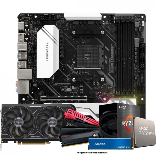 Kit Upgrade ASRock AMD Ryzen 5 5600, 16GB DDR4, SSD NVMe 1TB, Radeon RX ...