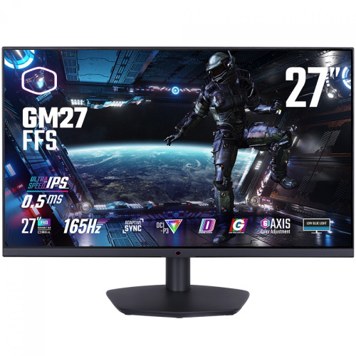 Monitor Gamer Cooler Master, 27 Pol, Full HD, 165Hz, 0.5ms, IPS, 120% ...