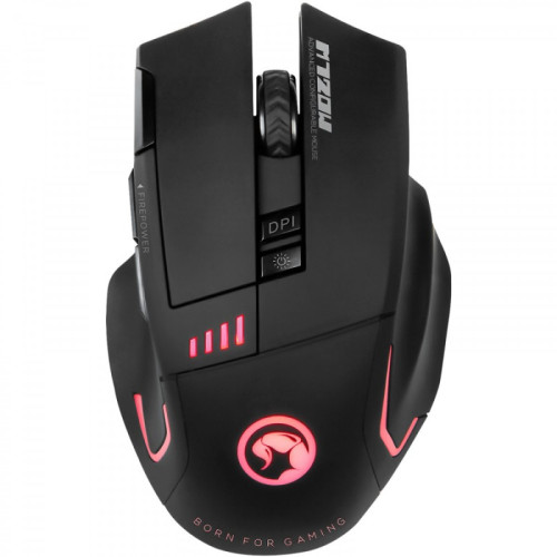Mouse Marvo Gamer M720W Wireless, 8 Botões 4800 DPI LED RGB 6 Cores
