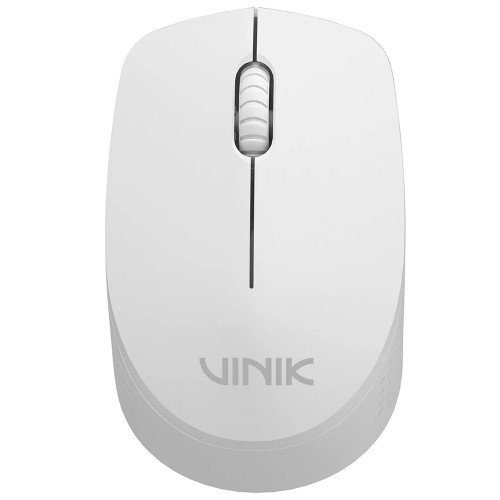 Mouse Vinik Feather VF110, Wireless, 1200 DPI, 3 Botões, Branco