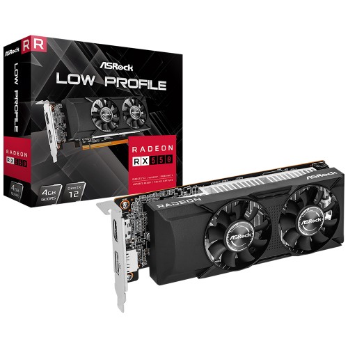 Placa de Vídeo ASRock AMD Radeon RX 550 Low Profile, 4GB, GDDR5 ...