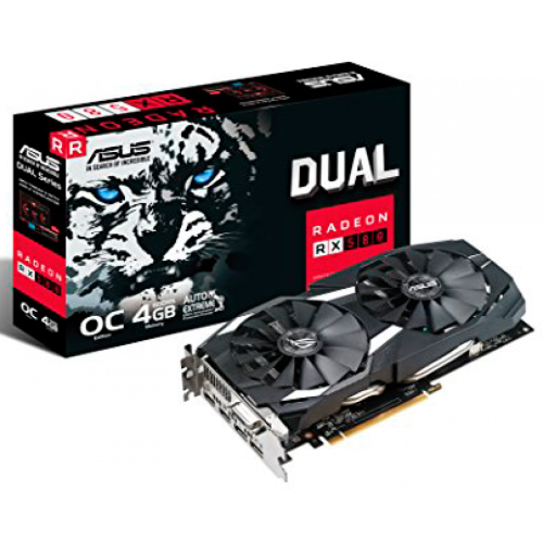 Placa de Vídeo Asus Radeon RX 580 Dual OC, 4GB GDDR5, 256Bit, DUAL ...