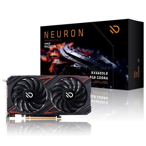 GPU Duex AMD Radeon RX 6600 LE Neuron 8GB GDDR6 | Terabyte