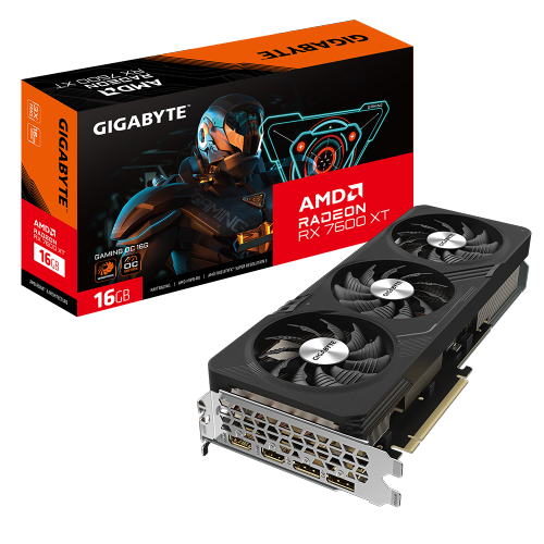 Placa de Vídeo Gigabyte RX 7600 XT Gaming OC - Terabyte