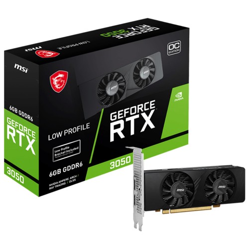 GPU MSI NVIDIA GeForce RTX 3050 OC LP 6GB GDDR6 | Terabyte