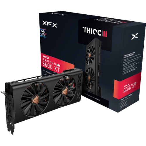 Placa de Vídeo XFX Radeon RX 5600 XT THICC II Pro, 6GB GDDR6, 6GB GDDR6 ...