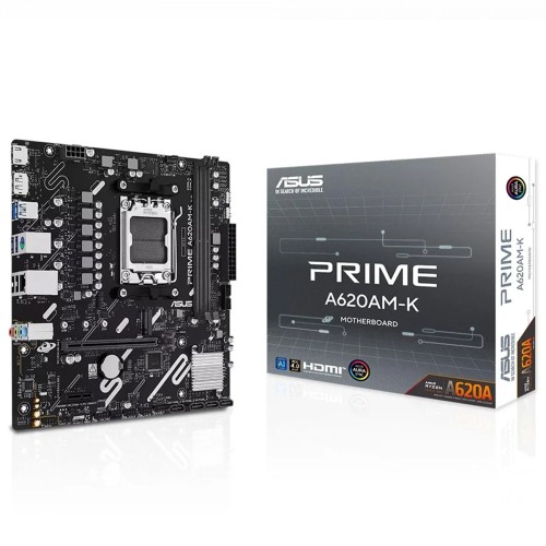 Placa-Mãe Asus Prime A620M-K, AM5, mATX, DDR5 | Terabyte