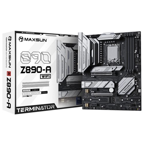 Placa Mãe Maxsun Terminator Z890-A Wi-Fi, Chipset Z890, Intel LGA 1851 ...