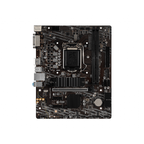 Placa Mãe MSI B460M-A PRO, Chipset B460M, INTEL LGA 1200, mATX, DDR4 ...