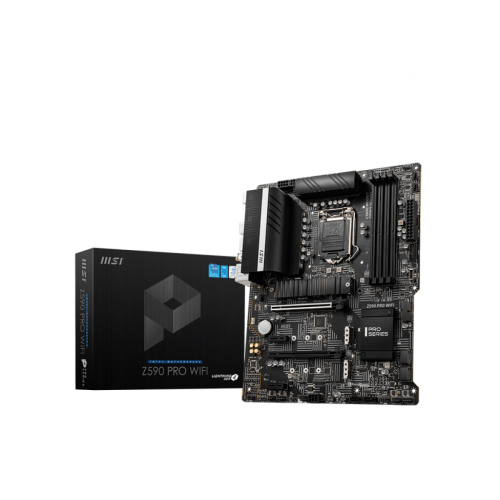 Placa Mãe MSI Z590 PRO WIFI, Intel Z590 Chipset, Socket 1200, ATX, DDR4