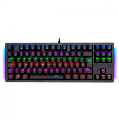 Teclado Gamer Mecânico T-Dagger Bali Rainbow, Switch Blue, Black, T ...
