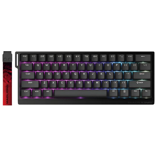 Teclado Magnético Gamer Madlions MAD60HE, RGB, Switch Magnetic Amber ...